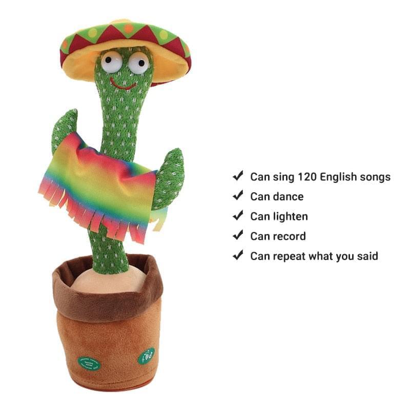Dancing Cactus Toy Australia – Singing, Talking & Repeating Plush