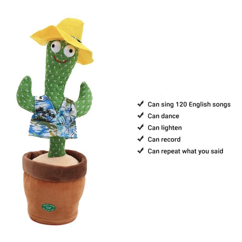 Dancing Cactus Toy Australia – Singing, Talking & Repeating Plush